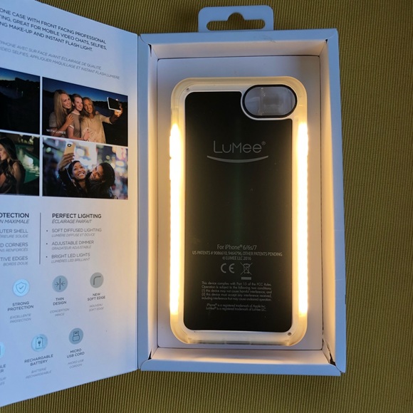 LuMee | Accessories | New Wtags Lumee Two Selfie Case With Front Lights ...